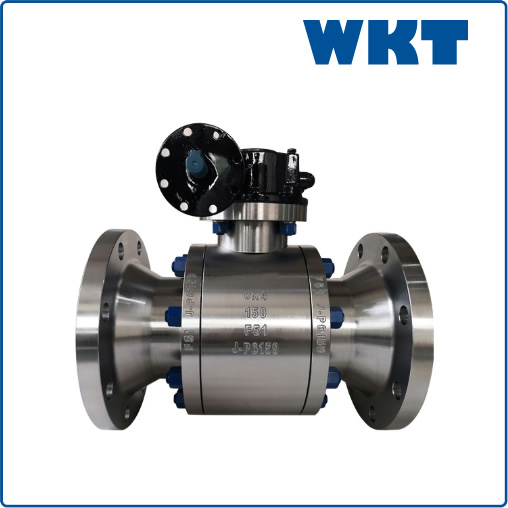Reduce bore(RB)Trunnion mounted ball valve forged Duplex stainless ...